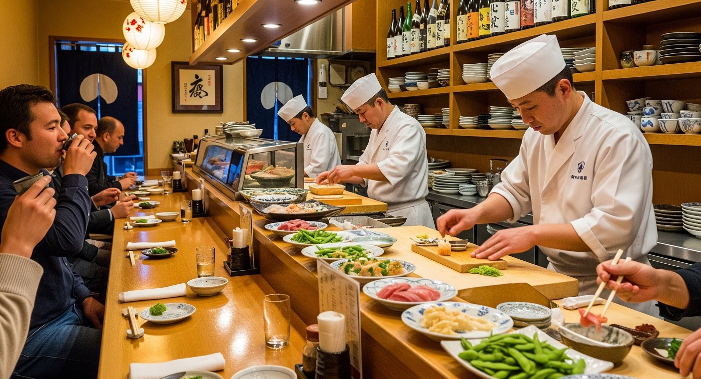 Japanese you need in a sushi resturant
